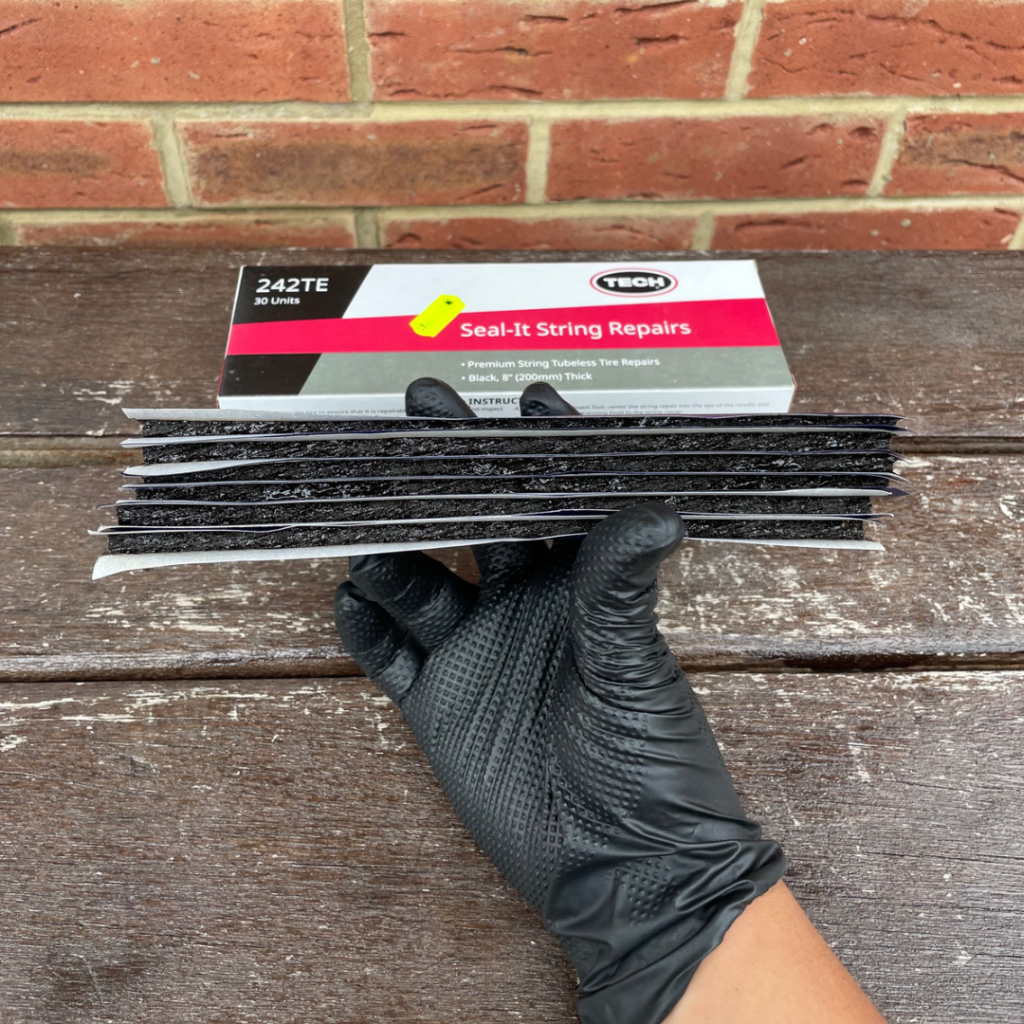 Tech Seal-It Premium Thin Tubeless Tyre Repair Strings 8" Thick 30pcs