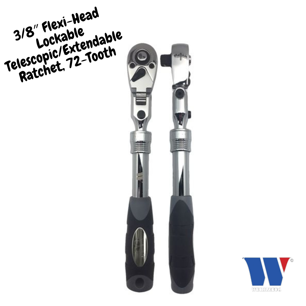 Ratchet; Telescopic, Flexi-Head & Lockable, 3/8''dr - A1 Autozone